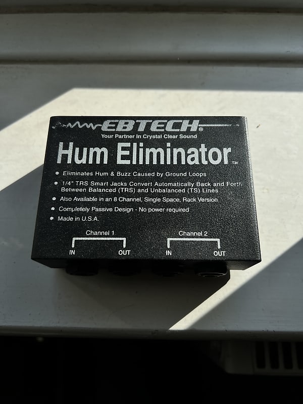 Ebtech Hum Eliminator Ground Loop Eliminator | Reverb UK