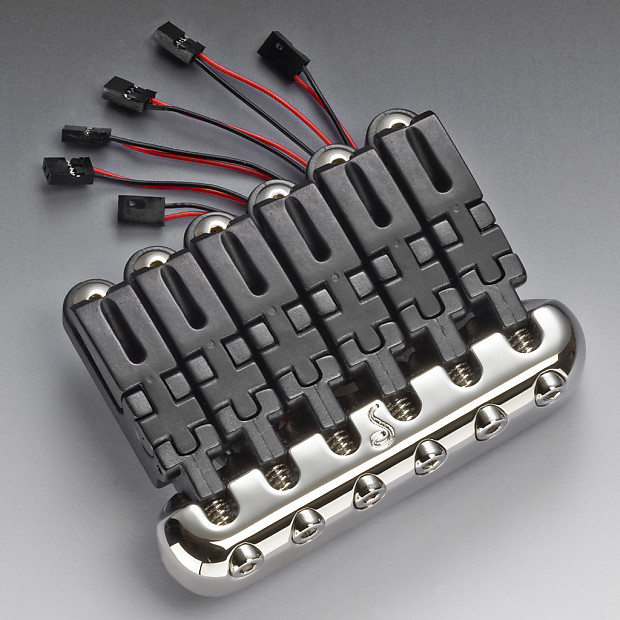 NEW Schaller Hannes 6 String Non-Tremelo Bridge with PIEZO | Reverb