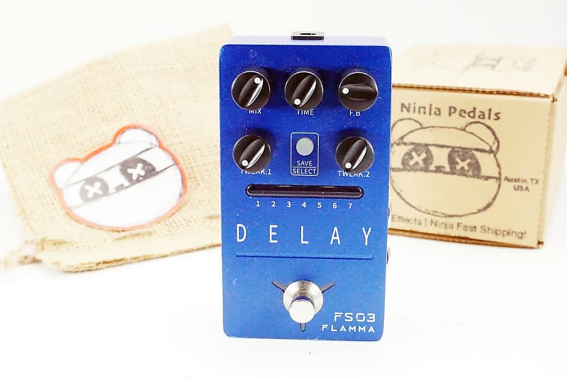 FLAMMA FS03 Stereo Delay Guitar Effects Pedal with 80-second | Reverb