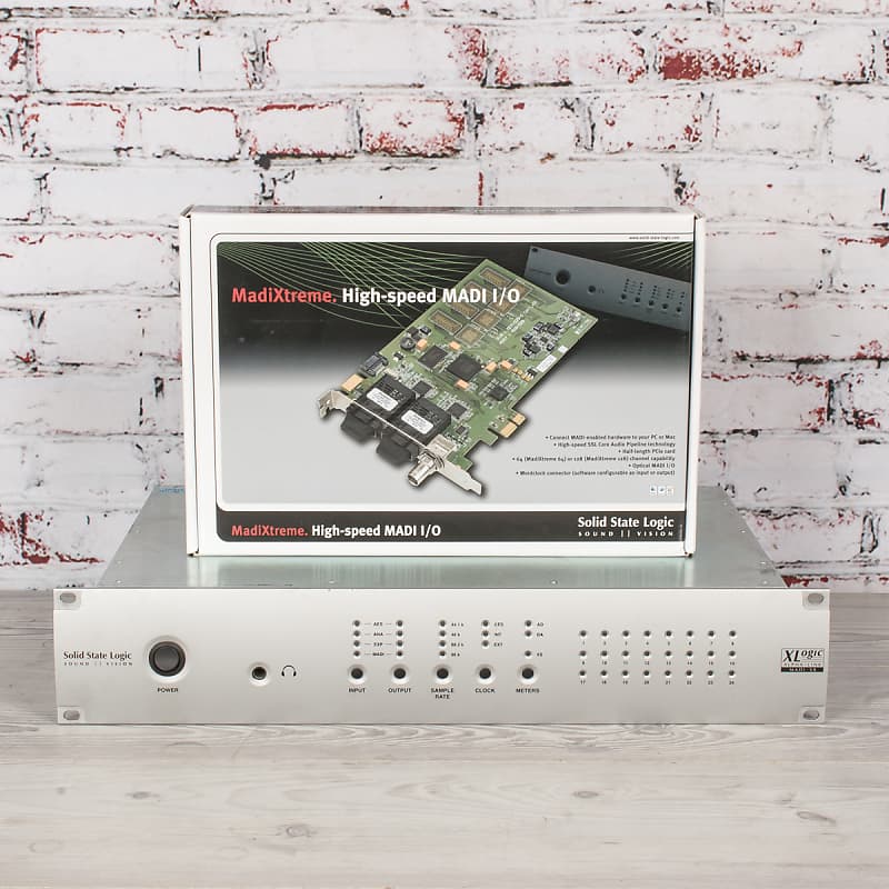 SSL Alphalink SX 24x24ch Converter w/ MadiXtreme Card x1358 | Reverb