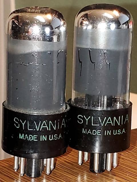 6V6GT Sylvania NOS matched pair MaxiMatcher2 (2)tube lot | Reverb