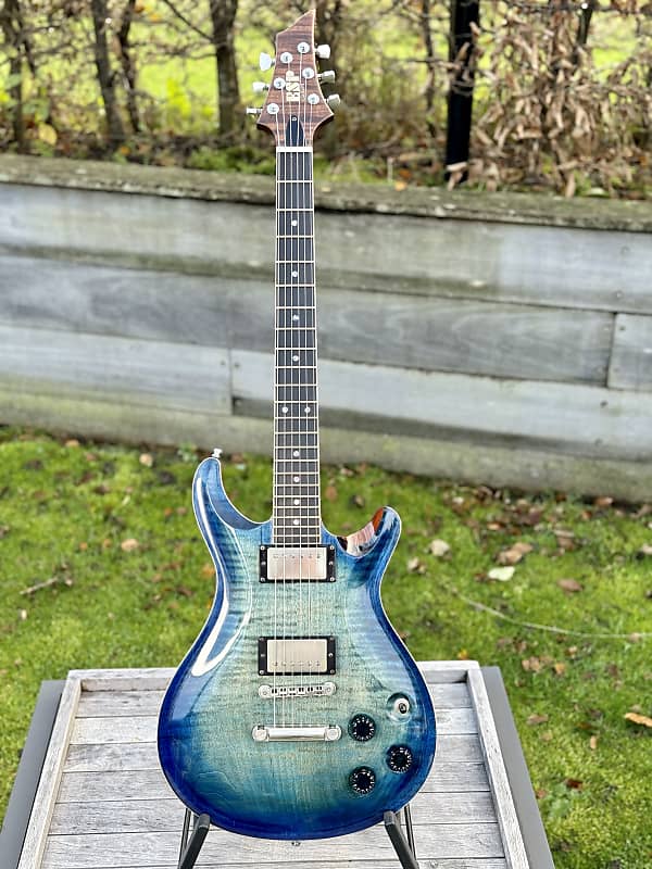 ESP Custom shop guitar one of a kind 20's - Flame maple jeans | Reverb