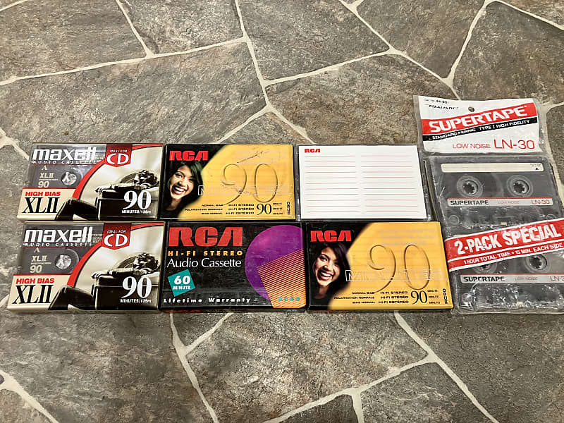 7 New Maxwell, RCA, Realistic Cassette Tapes | Reverb