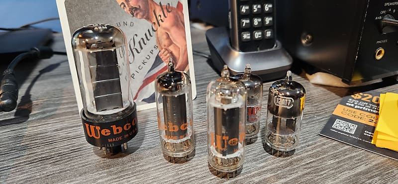 WEBCOR tube lot Stereo Amplifier Webcor Early 60's | Reverb