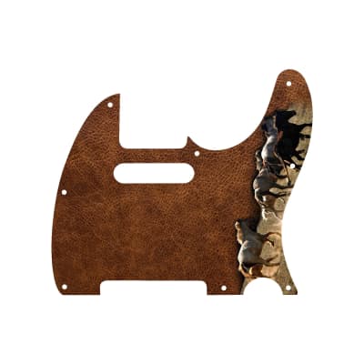 Telecaster Country Leather Horses Pickguard – Custom Printed | Reverb