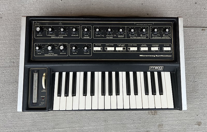 Vintage 1970's Moog Micromoog Analog Synthesizer | Reverb