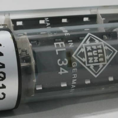1MP EL34 6CA7 Telefunken Power Tubes "O" Getter Made in | Reverb
