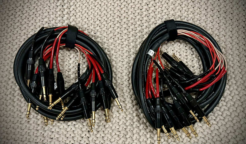 Two (2) Monster Cable StudioLink 500 4M (13.1 foot) 8-Channel | Reverb