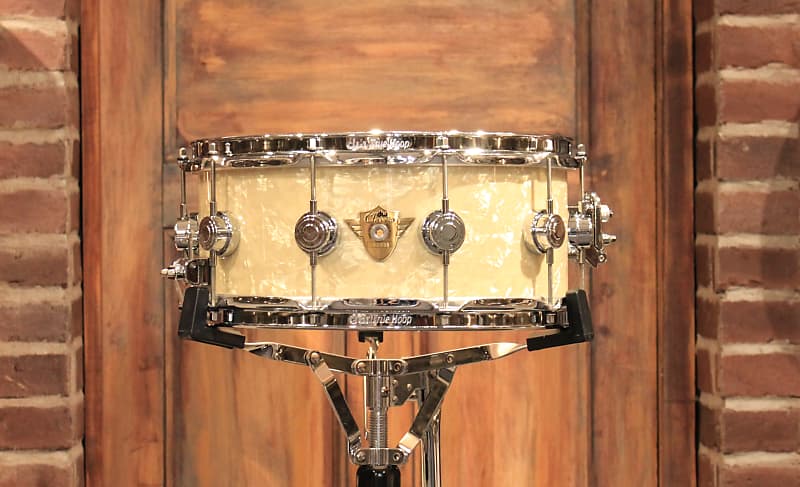 DW Collector's Classic Vintage Marine Pearl Snare Drum 14x6.5 | Reverb