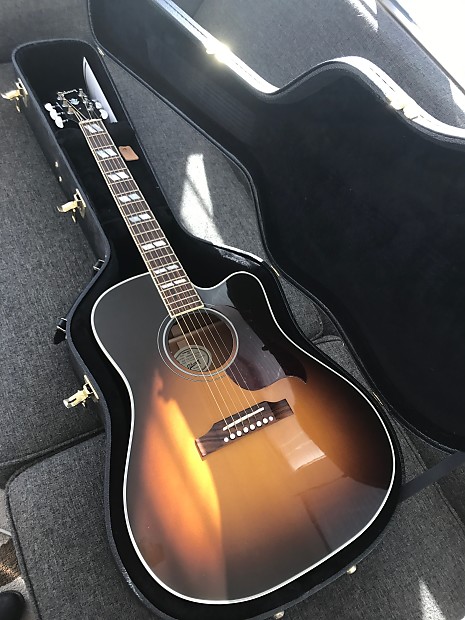 Gibson Hummingbird Pro Acoustic/Electric Guitar 2016 2 Color | Reverb