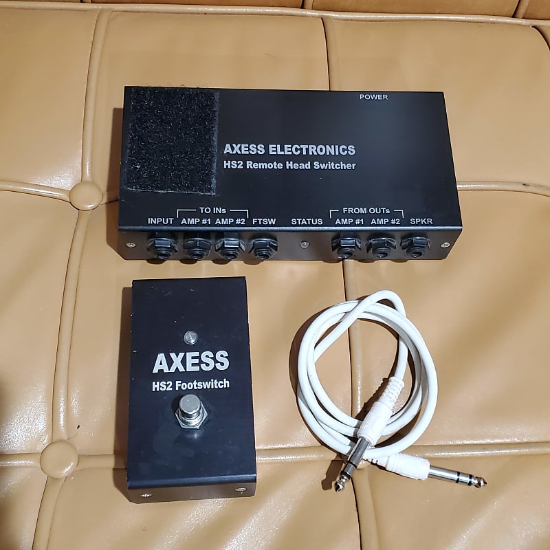 Axess Electronics HS2 Remote Head Switcher + Footswitch cable | Reverb