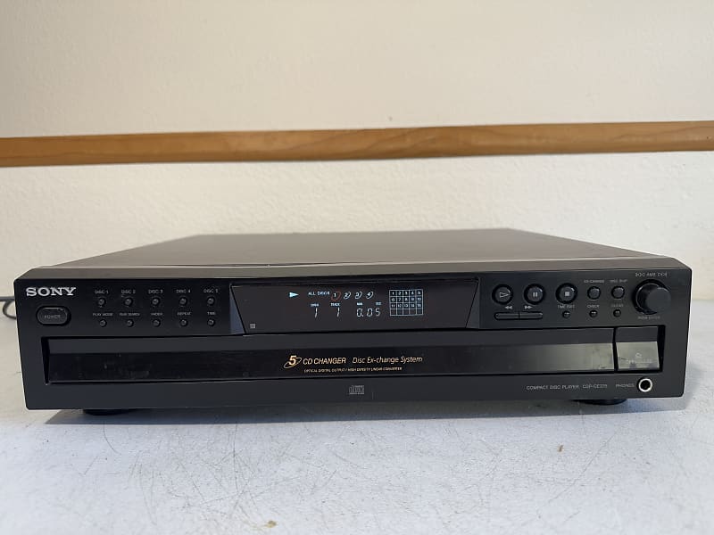 Sony CDP-CE375 CD Changer 5 Compact Disc Player HiFi Stereo | Reverb