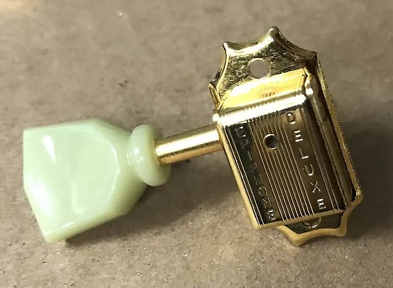 Epiphone- Deluxe, treble side tuner, gold | Reverb