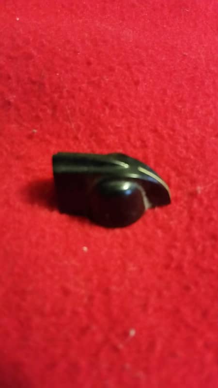 unknown chicken beak knob 1980's black | Reverb