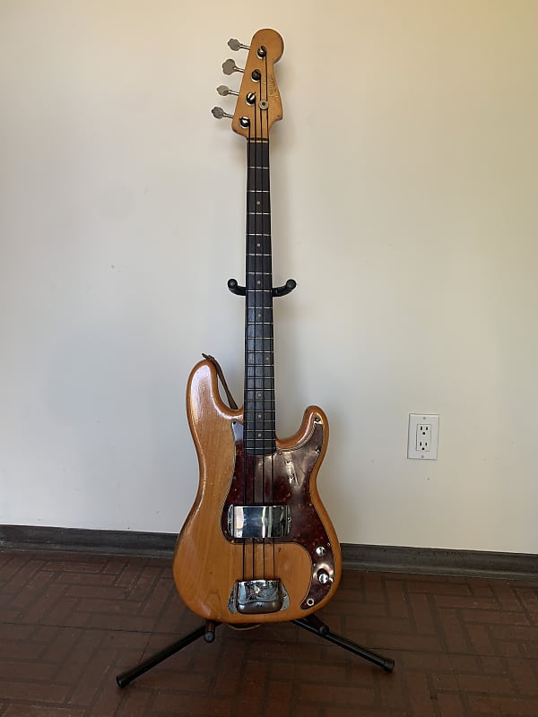 Fender P bass 1961 Natural | Reverb