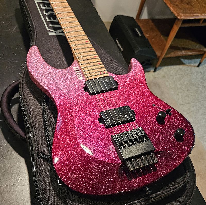 Kiesel Osiris - Sparkle Pink/Red/Black Cherry Fade | Reverb