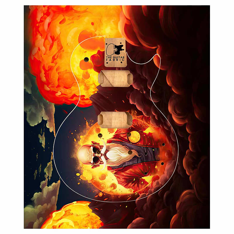 Dragon Ball Theme Custom Guitar Skin Wrap 50x60 cm. | | Reverb