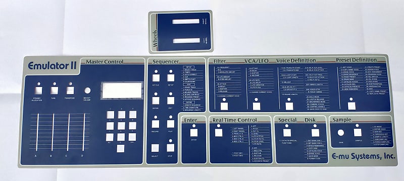 WORLD'S BEST Full Set E-mu Emulator II Replacement Main | Reverb