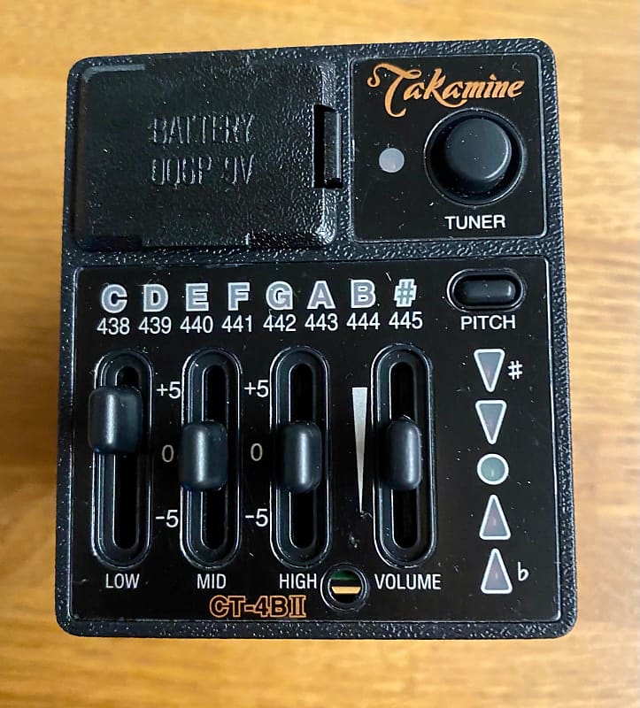 Takamine CT4B II Preamp 2005-2010 - Black | Reverb