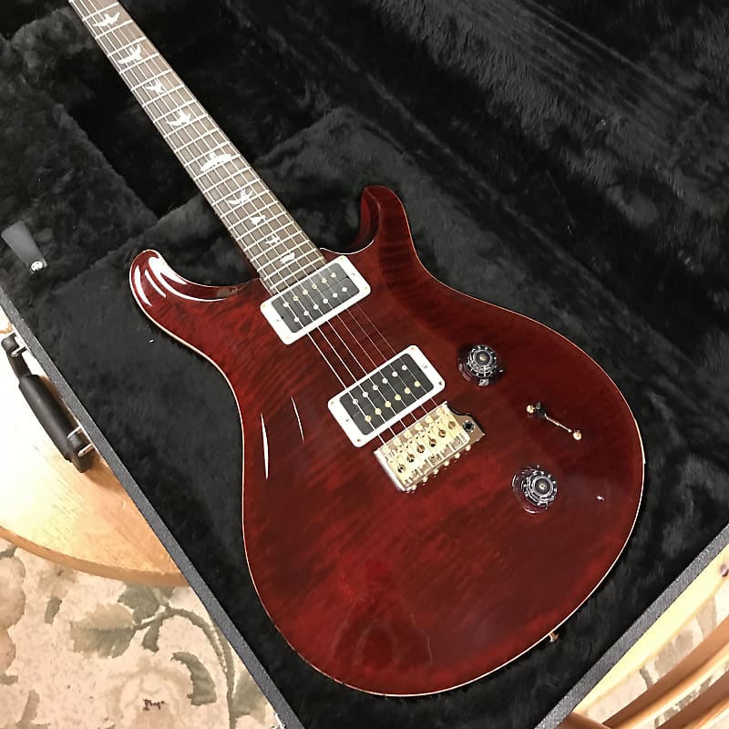 2018 PRS Custom 22 Brazilian Rosewood Board Black Cherry | Reverb