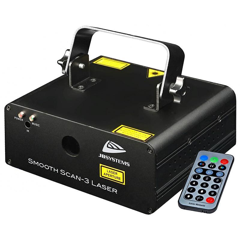 JB Systems SMOOTH SCAN-3 Laser effect: 40mW green, 100mW red | Reverb