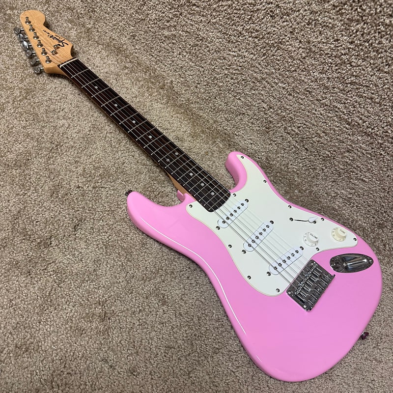 Squier Mini Stratocaster Strat Pink | Reverb Canada