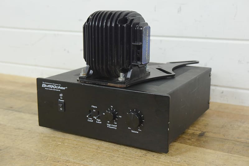 ButtKicker LFE w/ BKA1000-4A Power Amplifier (church | Reverb UK