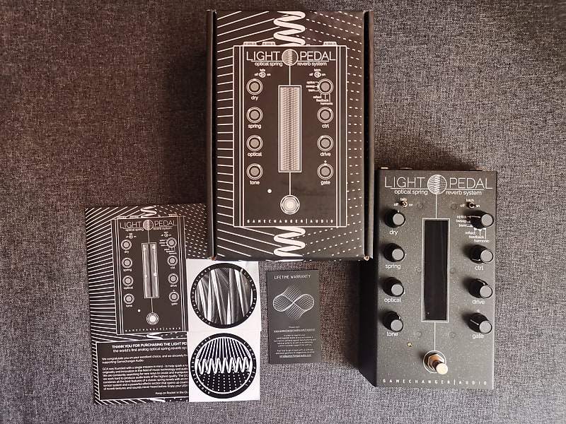 Gamechanger Audio Light Pedal Optical Spring Reverb 2022 - | Reverb