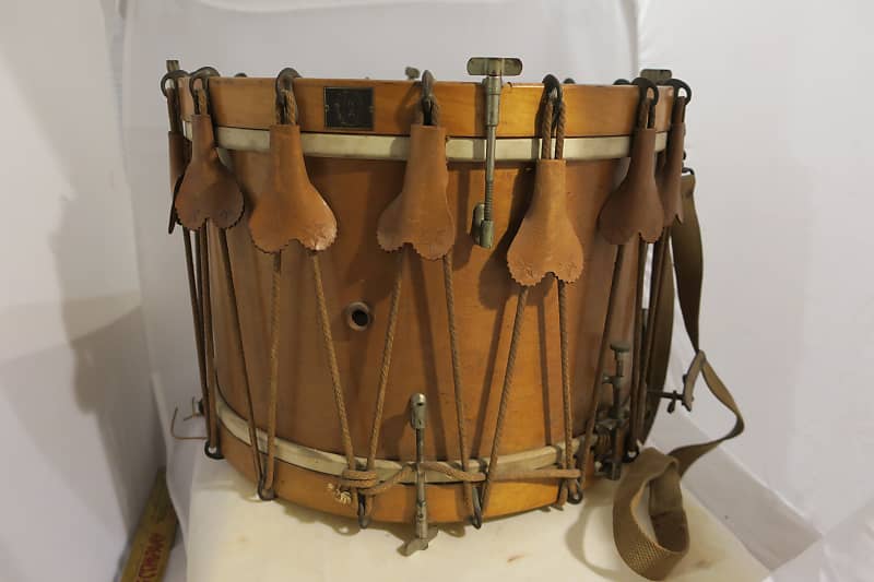 Walberg & Auge transition era rope/tension rod marching snare | Reverb