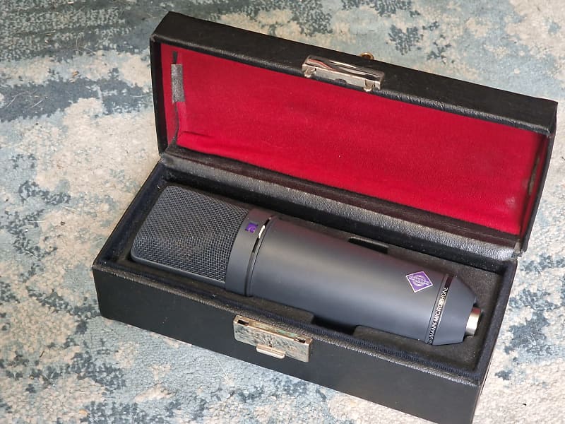 Neumann U87 Vintage Leather Box / Case - Leather | Reverb