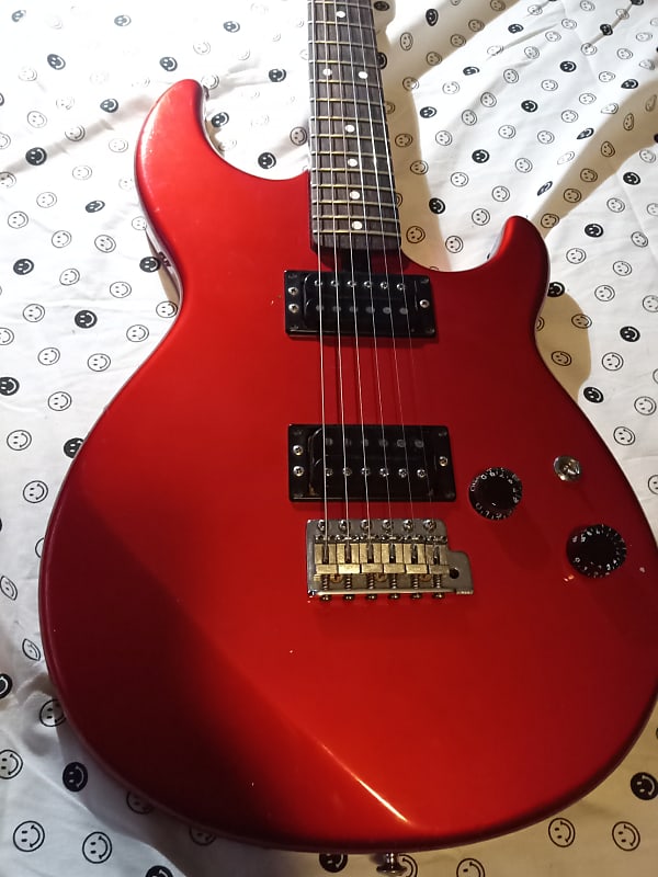 Yamaha SE 300H 1985 Candy Red HH Double Cut Guitar | Reverb
