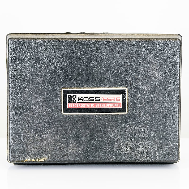 Koss ESP-6 Electrostatic Headphones 1968-1973 - Black | Reverb
