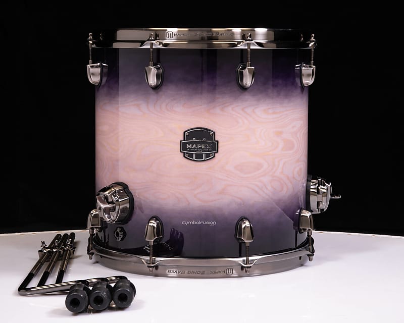 Mapex Saturn Evolution Birch 14x14 Floor Tom - Exotic Violet | Reverb
