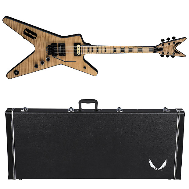 DEAN USA Dime ML Roots Custom Gloss Natural GN w/ Hardshell | Reverb