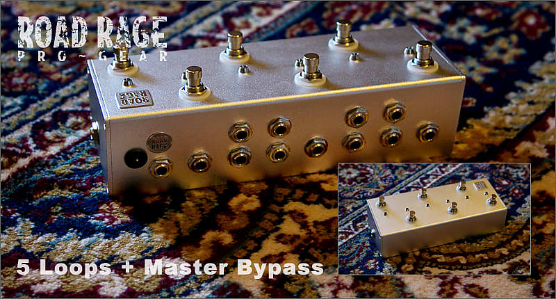 Road Rage 5 Loop + Master Bypass Staggered Angled Style | Reverb UK