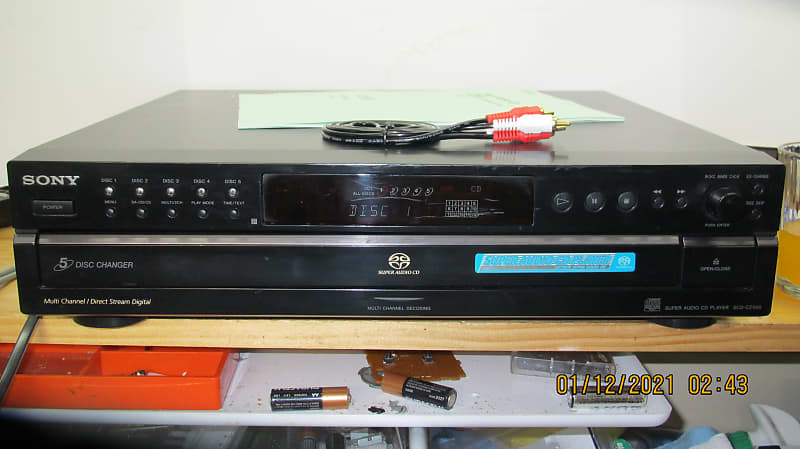 Sony SCD-CE595 Super Audio 5 Disc CD Changer | Reverb