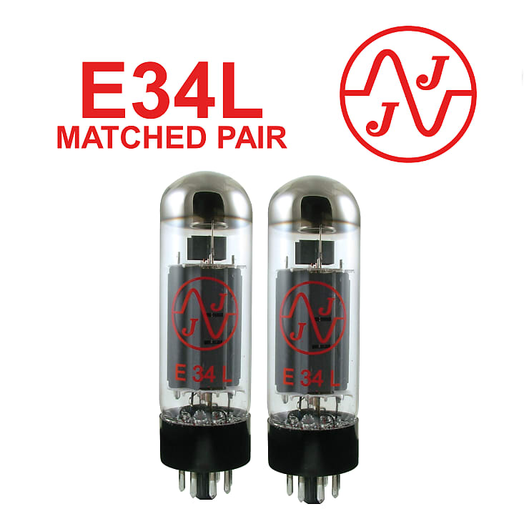 JJ Electronic Tube Set E34L Matched Pair has more power than | Reverb