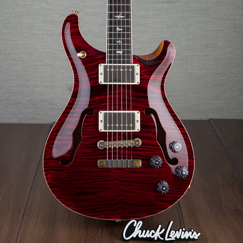PRS McCarty 594 Hollowbody II Electric Guitar - Red Tiger | Reverb