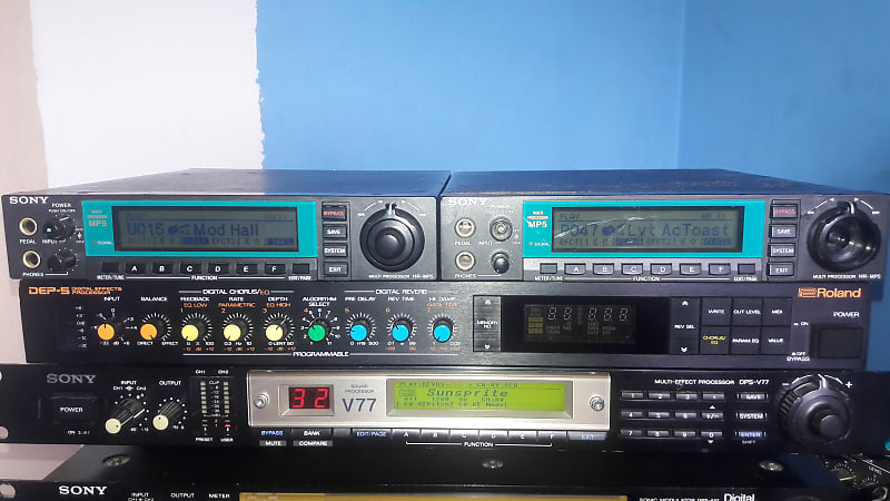 2 Sony HR-MP5 1994 Multi Effects Processor With New | Reverb Canada