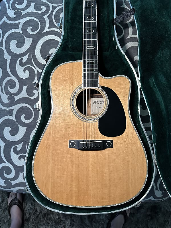 Martin DC Aura Dreadnaught OHSC Stunning Inlays | Reverb