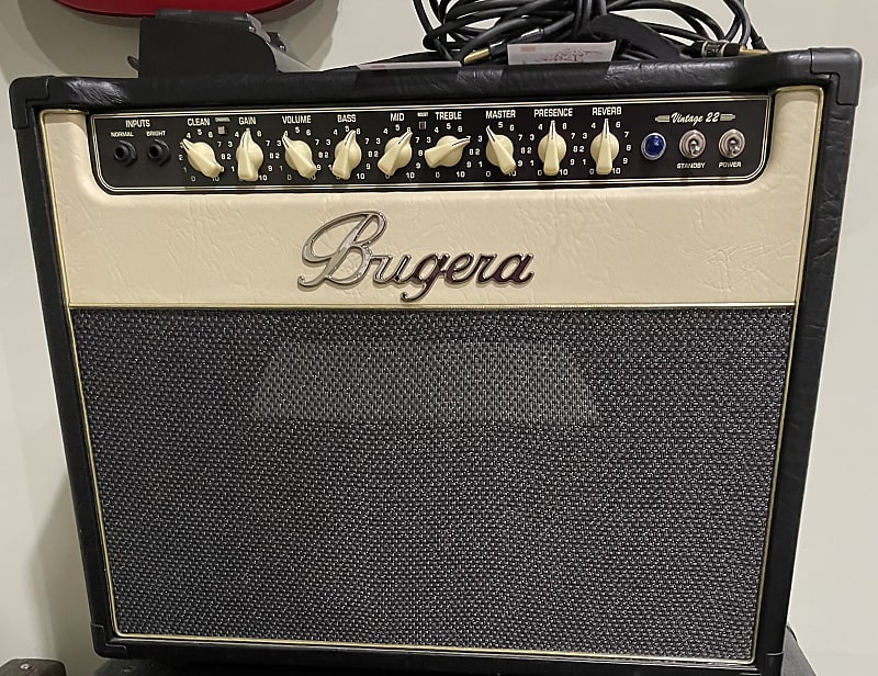 Bugera Vintage V22 INFINIUM 22W 2-Channel Tube Combo- Inside | Reverb