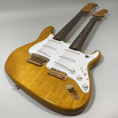 1995 Fender Custom Shop Korina Doubleneck Stratocaster | Reverb
