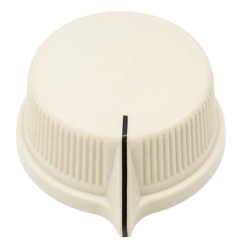 Cream Knob - Pointer, Large, Knurled, vintage index line | Reverb