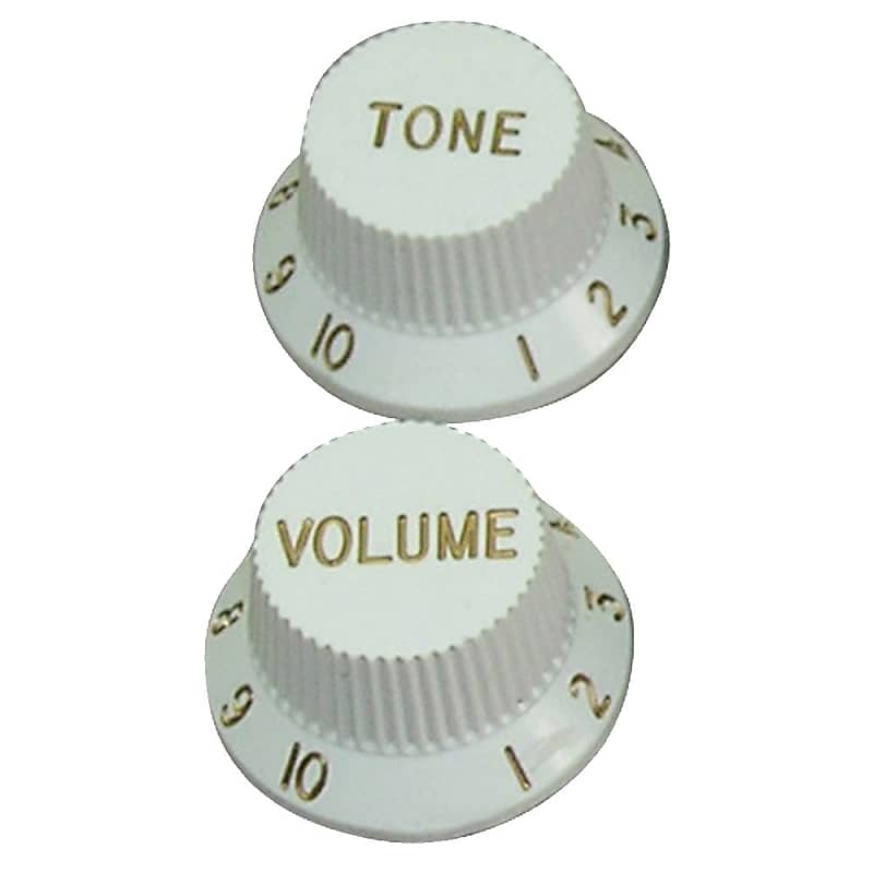 Guitar Tech Control Knobs ~ White | Reverb