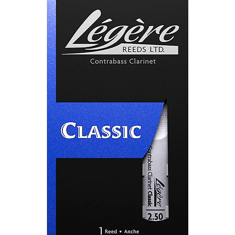 Legere Contrabass Clarinet Reed Strength 2.5 | Reverb