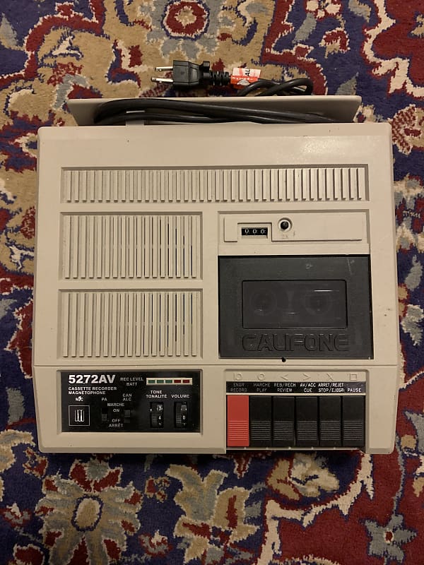 Califone Model 5272AV Vintage Cassette Recorder | Reverb