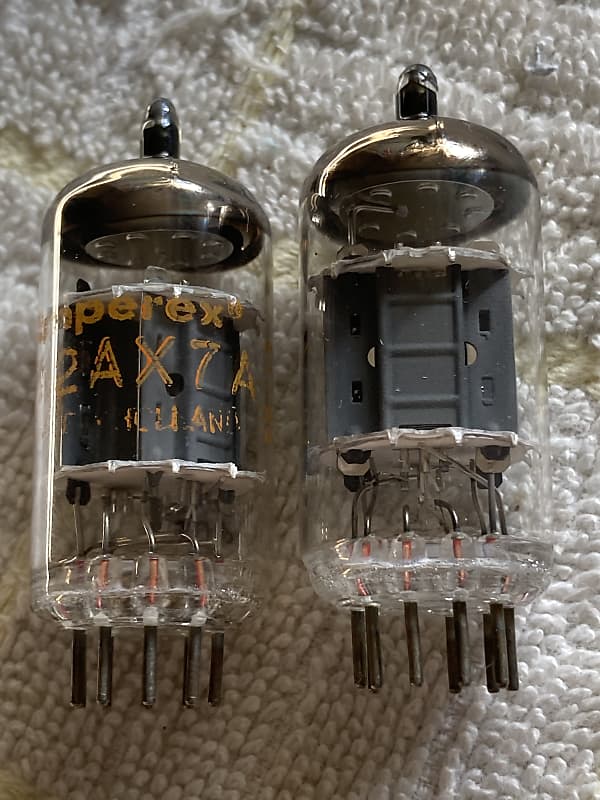 Amperex 2- 12AX7 Pre-Amp Tubes | Reverb