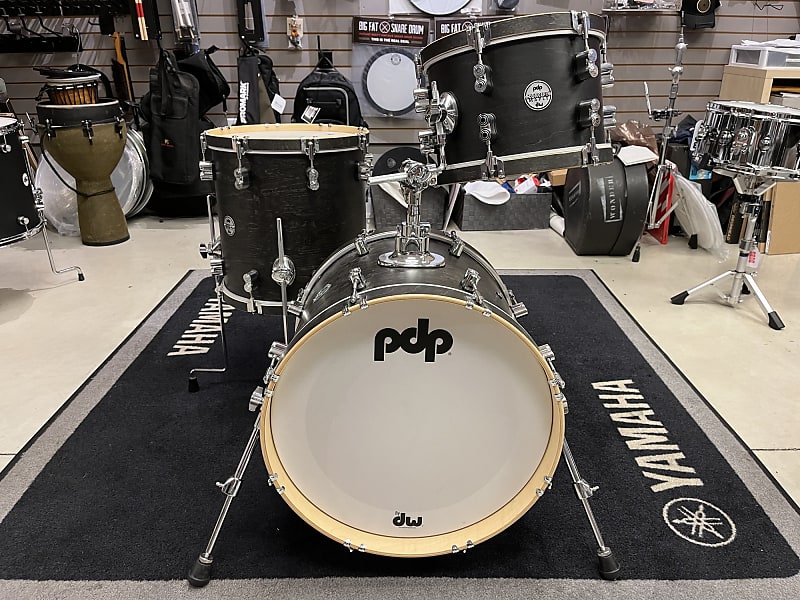 PDP Concept Classic Series 3-Piece Maple Bop Shell Pack Ebony | Reverb