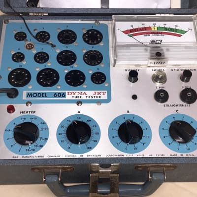 B&K Model 606 Dyna Jet Tube Tester with Documentation, Tested | Reverb