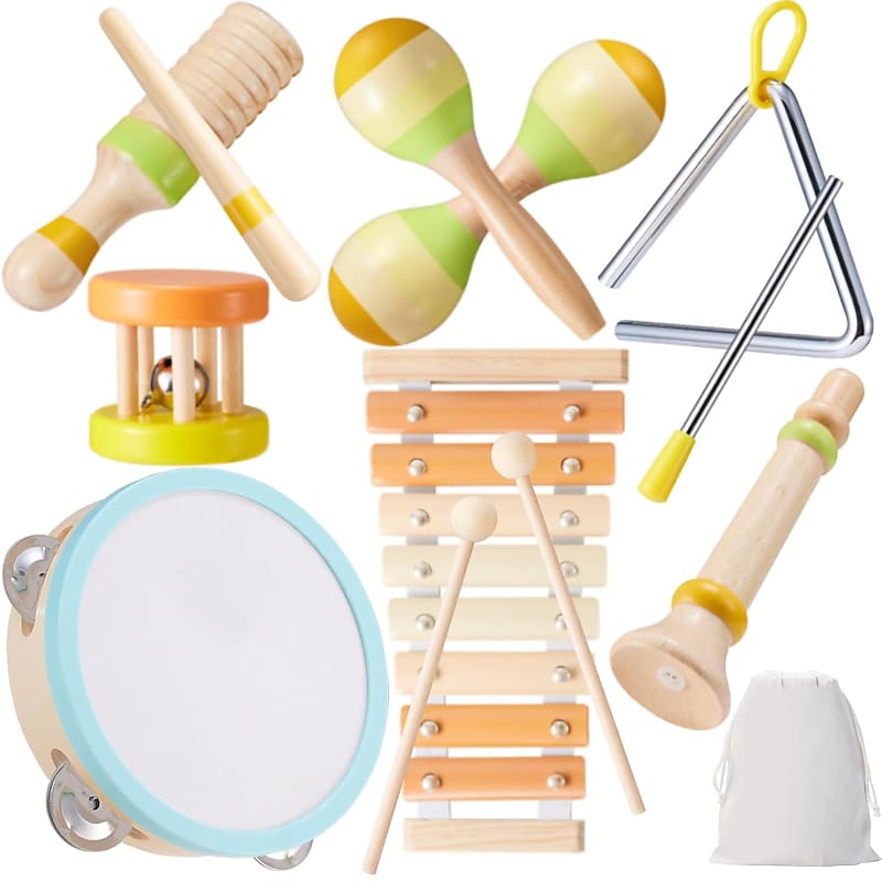 Baby Musical Instruments Set - Neutral Colors Toddlers | Reverb
